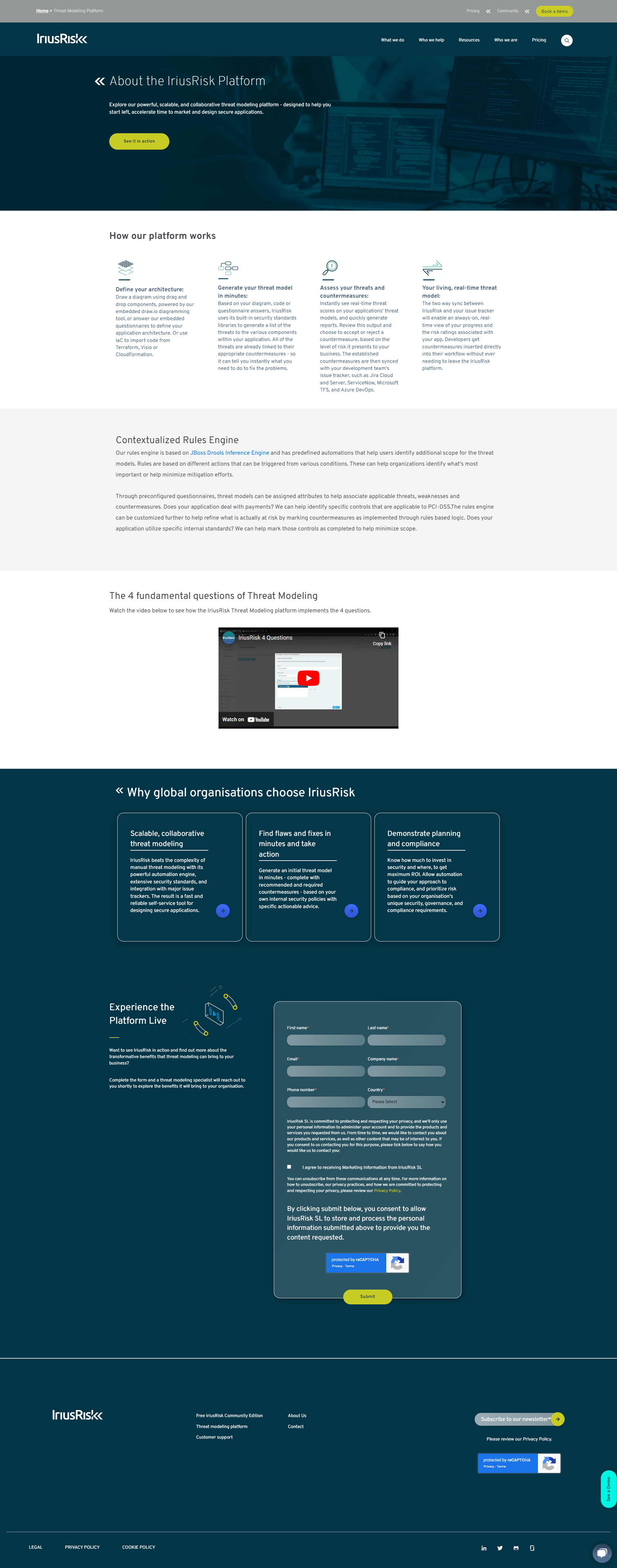 InspoSec features IriusRisk